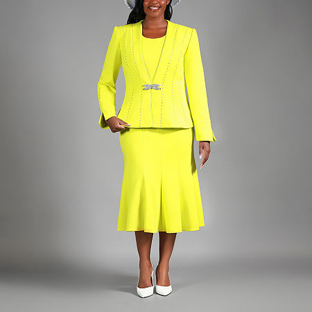 Click here for Giovanna Collection 3-pc. Skirt Suit  10  Green prices