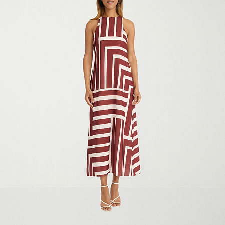 Click here for Clover And Sloane Womens Sleeveless Geo Linear Max... prices