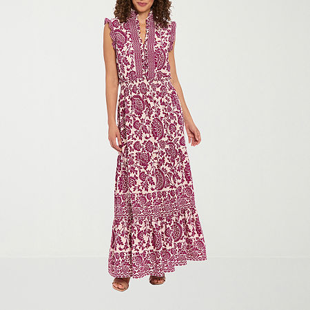 Click here for London Style Womens Sleeveless Floral Maxi Dress... prices