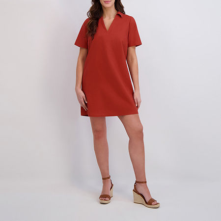 Click here for Clover And Sloane Womens Short Sleeve Shift Dress... prices