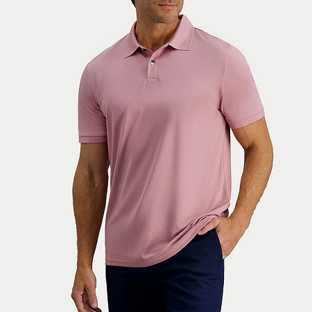 Click here for Haggar Pique Mens Regular Fit Short Sleeve Polo Sh... prices