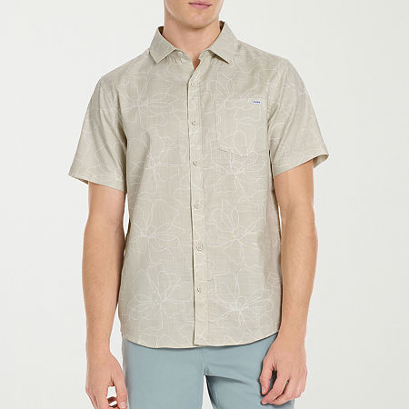 Click here for Hurley Mens Short Sleeve Regular Fit Button-Down S... prices