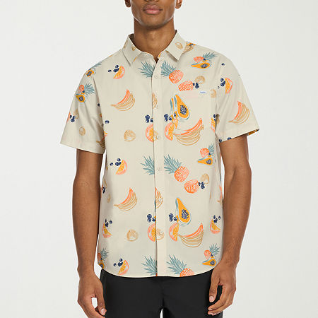 Click here for Hurley Mens Short Sleeve Regular Fit Button-Down S... prices