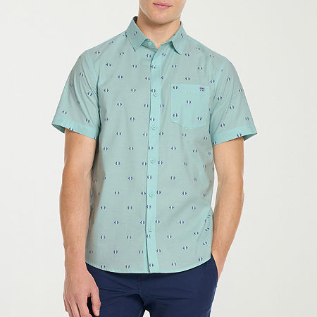 Click here for Hurley Mens Short Sleeve Regular Fit Button-Down S... prices