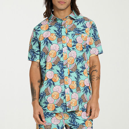 Click here for Hurley Mens Short Sleeve Regular Fit Button-Down S... prices