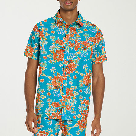 Click here for Hurley Mens Short Sleeve Regular Fit Button-Down S... prices