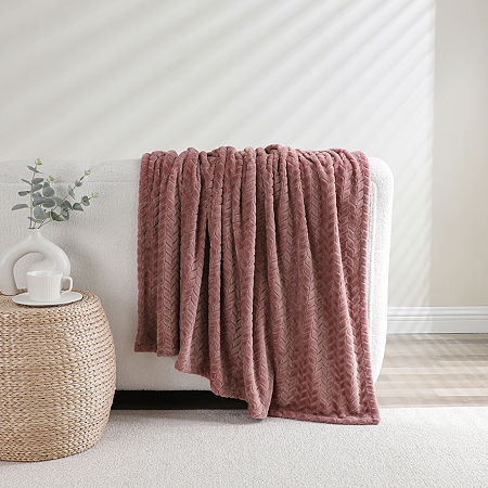 Click here for Echo Plush Throw  One Size  Pink prices