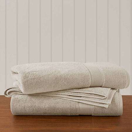 Madison Park Signature Luxury Zero Twist Cotton 2-Pc. Bath Sheet  34 x 68 - Natural