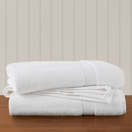 Madison Park Signature Luxury Zero Twist Cotton 2-Pc. Bath Sheet  34 x 68 - White