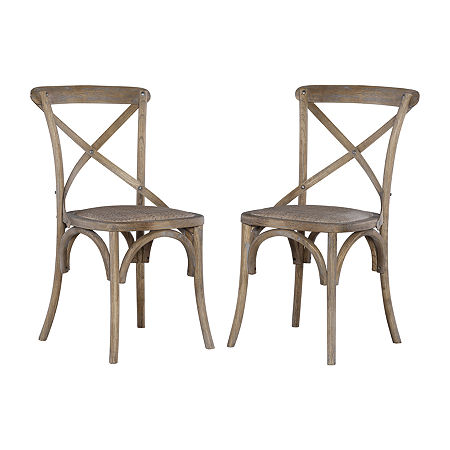 Click here for Bentwood Set of 2 Dining Chairs  One Size  Gray prices