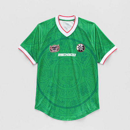 Click here for Mens Short Sleeve Mexico Jersey  Xx-large  Green prices