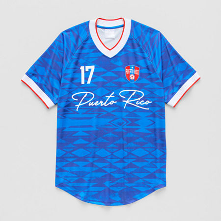 Click here for Mens Short Sleeve Puerto Rico Jersey  X-large  Blu... prices