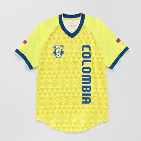 Click here for Mens Short Sleeve Colombia Jersey  Xx-large  Yello... prices