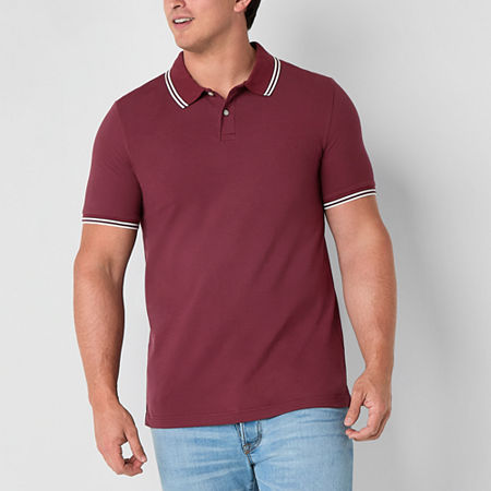 Click here for Arizona Mens Big and Tall Short Sleeve Tipped Polo... prices