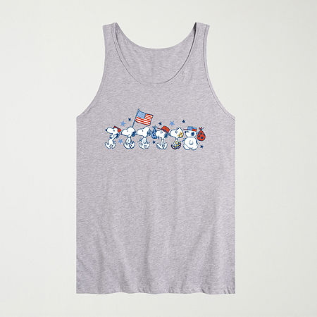 Click here for Novelty Mens Scoop Neck Sleeveless Peanuts Snoopy... prices
