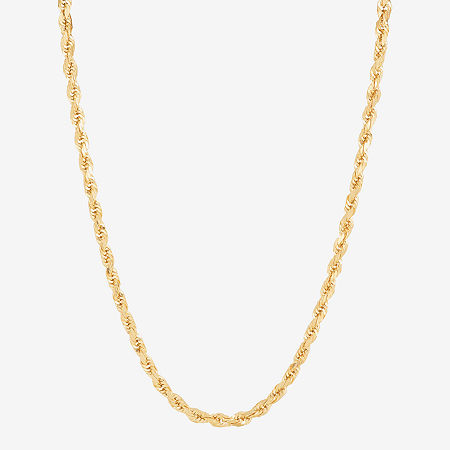 Click here for Womens 10K Gold 20 Inch Rope Chain Necklace  One S... prices
