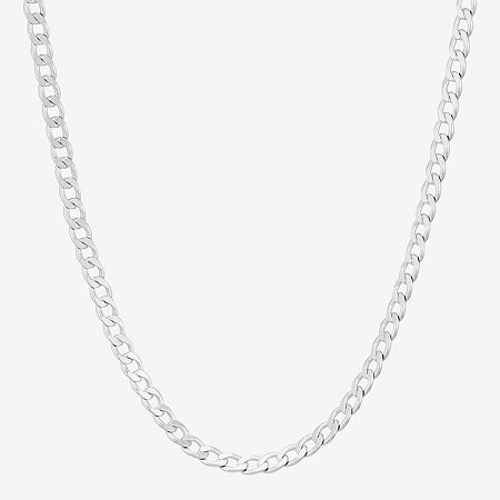 Click here for Unisex Adult Sterling Silver 22 Inch Curb Chain Ne... prices