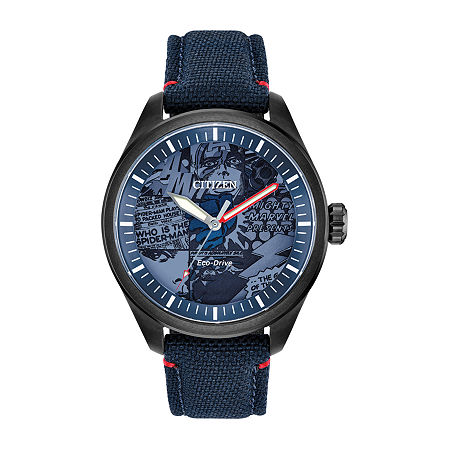 Click here for Citizen Avengers Marvel Mens Blue Strap Watch Aw20... prices