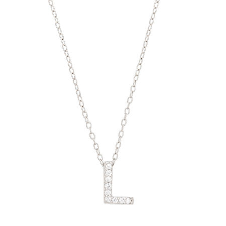 Click here for Initial Womens 1/8 CT. T.W. White Cubic Zirconia S... prices