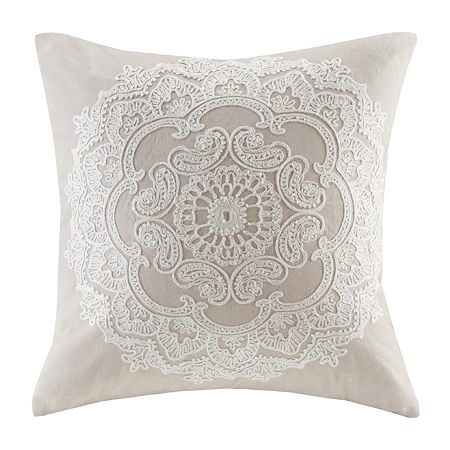 Harbor House Suzanna Decorative Pillow  18 x 18 - Taupe