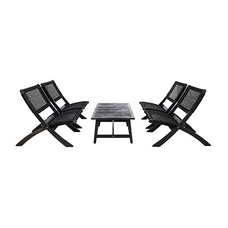 Click here for Blaze 5 Pc Outdoor Living Set - Black prices