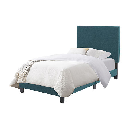 Click here for Juniper Fabric Upholstered Bed  One Size  Blue prices