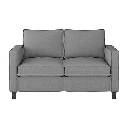 Click here for Georgia Upholstered Loveseat  One Size  Gray prices