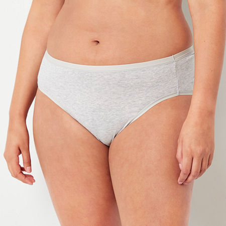 Click here for Ambrielle Cotton High Cut Panty  3x  Gray prices