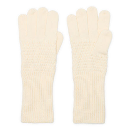 Click here for Liz Claiborne Knit Long Gloves  One Size  Beige prices