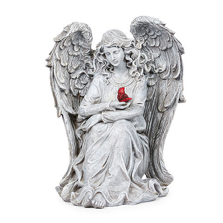 Click here for Roman 11in Cardinal Angel Statue  One Size  Gray prices