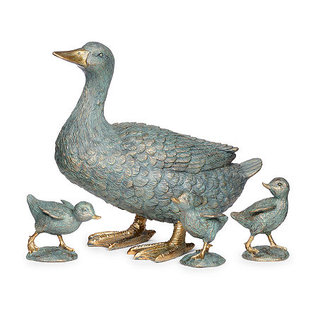 Click here for Roman 11in Duck Statue 4-pc.  One Size  Gray prices