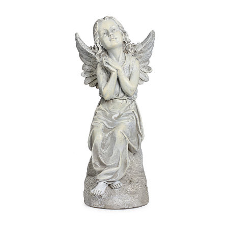Click here for Roman 16in Sitting Angel Statue  One Size  Gray prices