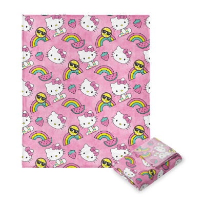 Northwest Hello Kitty Tie Dye Rainbow 50x70 Hello Kitty Lightweight ...