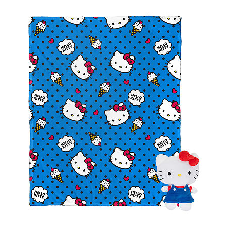 Click here for Northwest Big Thought Hugger 2-pc. Hello Kitty Thr... prices