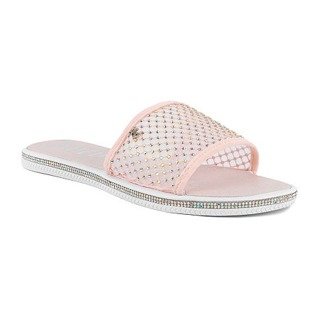 Click here for Juicy Couture Womens Yogurt Slide Sandals  6  Pink prices