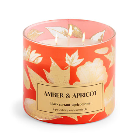 Click here for Distant Lands Amber And Apricot 3-Wick Scented Jar... prices