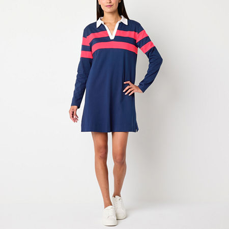Click here for St. Johns Bay Womens Long Sleeve Rugby Dress  Xx-l... prices