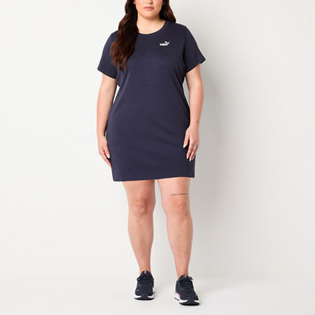 Click here for PUMA Womens Plus Short Sleeve T-Shirt Dress  1x  B... prices