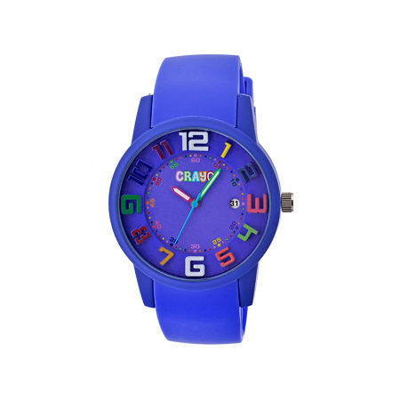 Click here for Crayo Womens Festival Purple Silicone-Band Watch w... prices