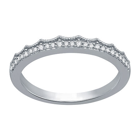 Click here for Womens 2MM 1/10 CT. T.W. Natural White Diamond Ste... prices
