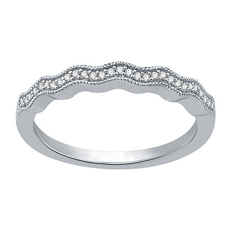 Click here for Womens 1/10 CT. T.W. Natural White Diamond Sterlin... prices