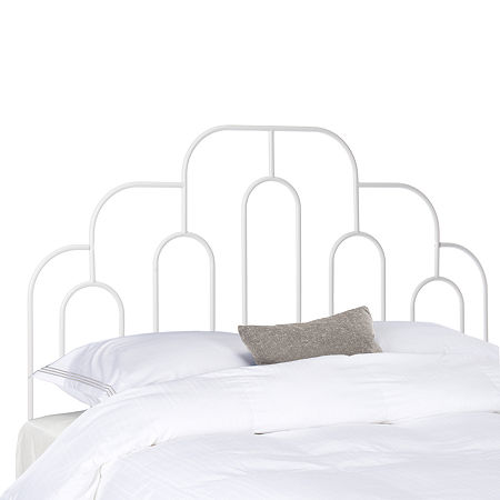 Click here for Paloma Metal Retro Full Headboard - White prices