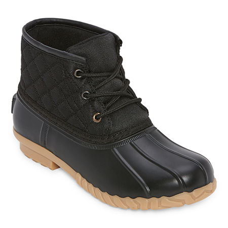 Click here for St. Johns Bay Womens Denton Flat Heel Rain Boots... prices