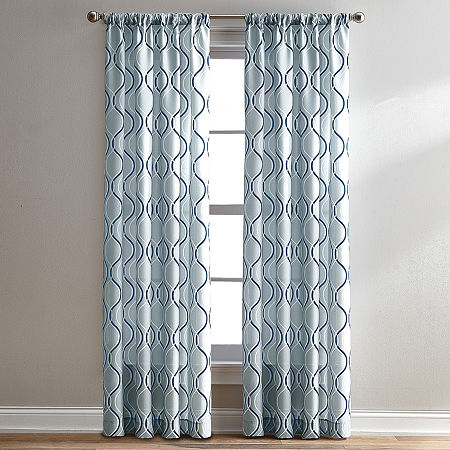 Click here for Morocco Woven Print Pole Top Curtain Panel prices