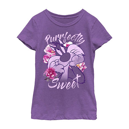 Click here for Little & Big Kid Girls Crew Neck Short Sleeve Slim... prices