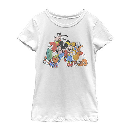 Click here for Disney Little & Big Kid Girls Crew Neck Short Slee... prices