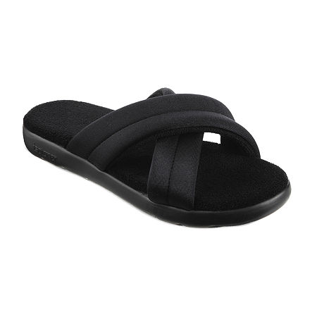 Click here for Isotoner Womens Memory Foam Slip-On Slippers  7  B... prices
