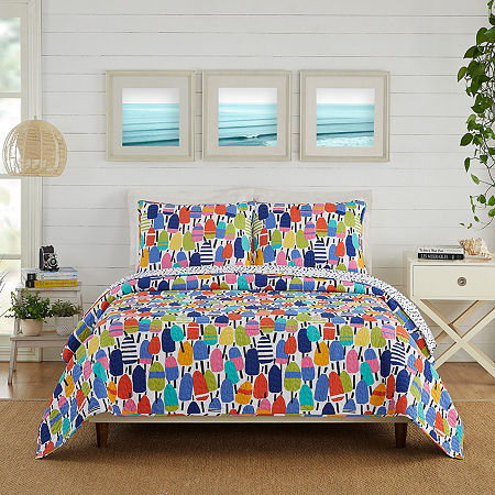 Click here for Makers Collective Buoys Reversible Quilt Set  One... prices