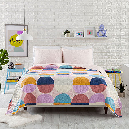 Click here for Makers Collective Circles Reversible Quilt Set  On... prices