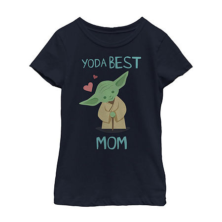Click here for Girls Crew Neck Short Sleeve Regular Fit Star Wars... prices